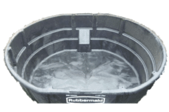 Agrico Plastiques | Bassin en Plastique | 150 Gallons | Pour Eau ...