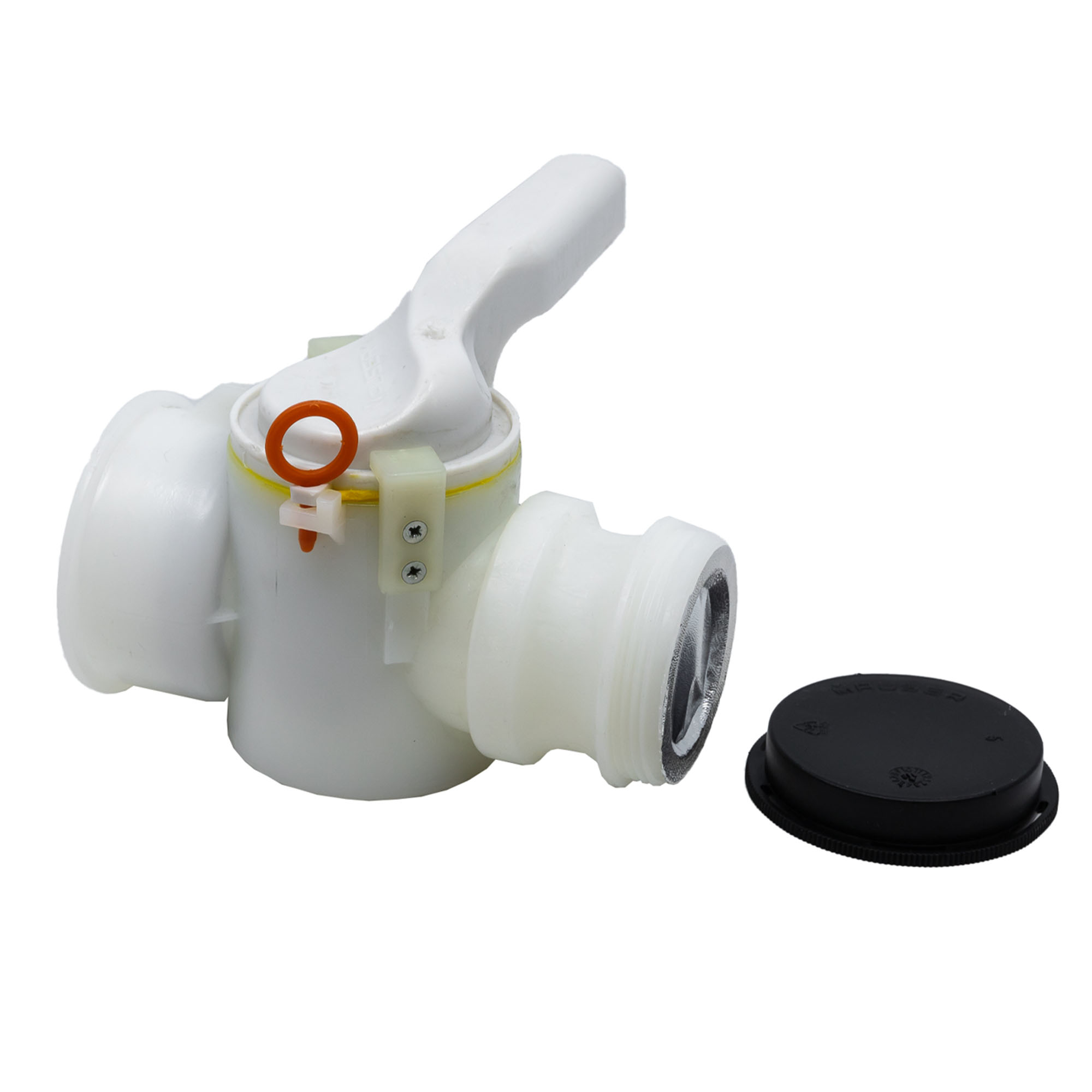 Agrico Plastiques | Valve Réservoir en Cage | 2 Pouces | 1000 Litres Tote