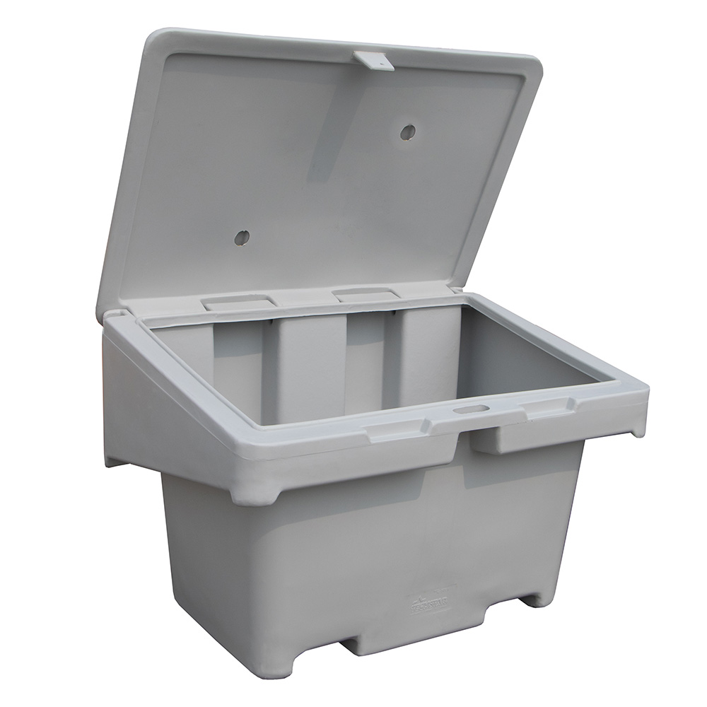 Agrico Plastics | Jumbo Plastic Storage Bin | Salt and Sand | 311 Liters