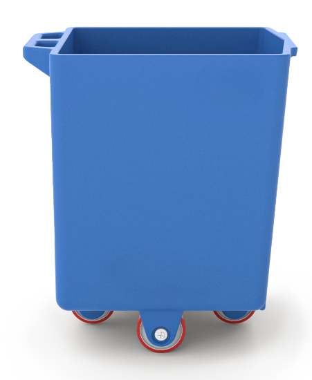 Agrico Plastics | Food Grade Meat Handling Plastic Box Cart | 29" x 33 ...