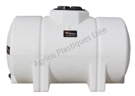 Agrico Plastiques | Réservoir Plastique | Horizontal 325 Gallons US ...