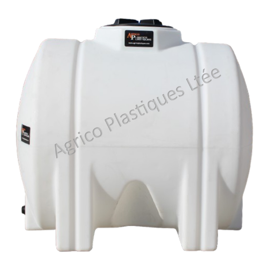 Agrico Plastiques | Réservoir Plastique | Horizontal 425 Gallons US ...