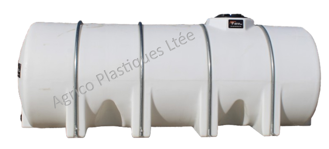 Agrico Plastiques | Réservoir Plastique | Horizontal 1000 Gallons US ...