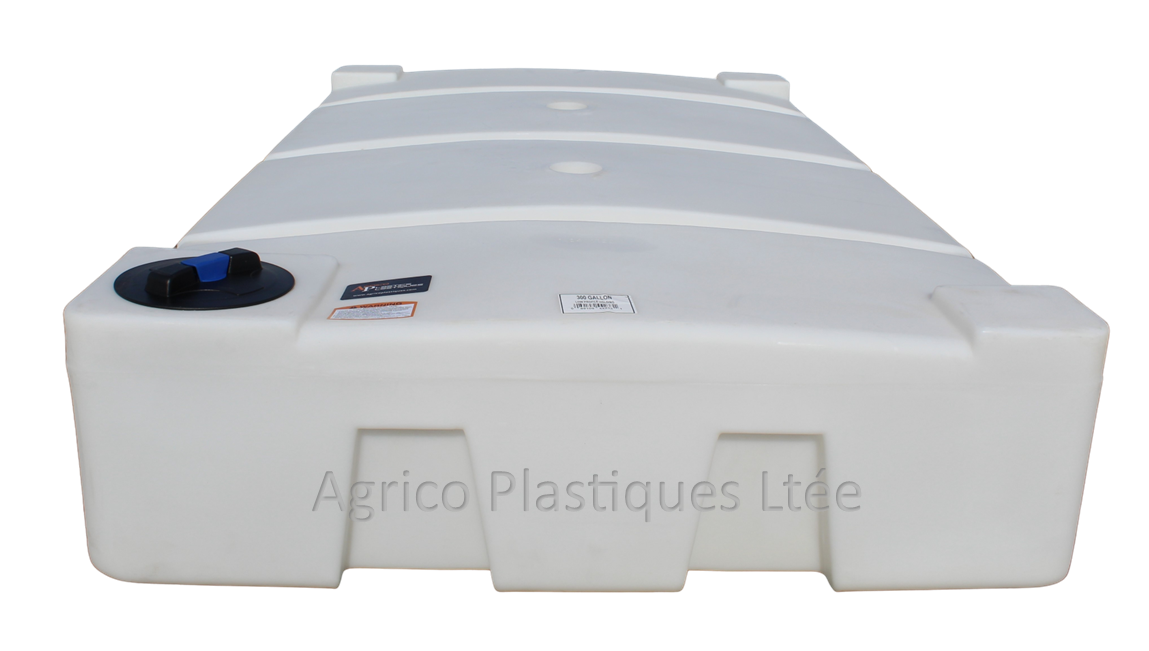 Agrico Plastiques | Réservoir Plastique 300 Gallons | Rectangulaire ...