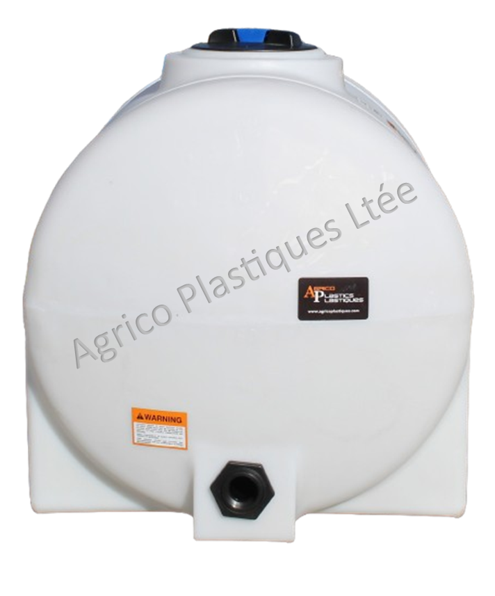 Agrico Plastiques | Réservoir Plastique | Horizontal 225 Gallons US ...